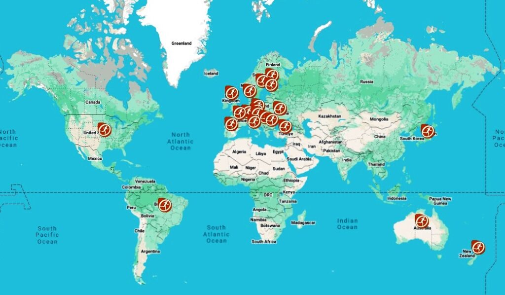 Registered from more than twenty countries and four continents in the ...