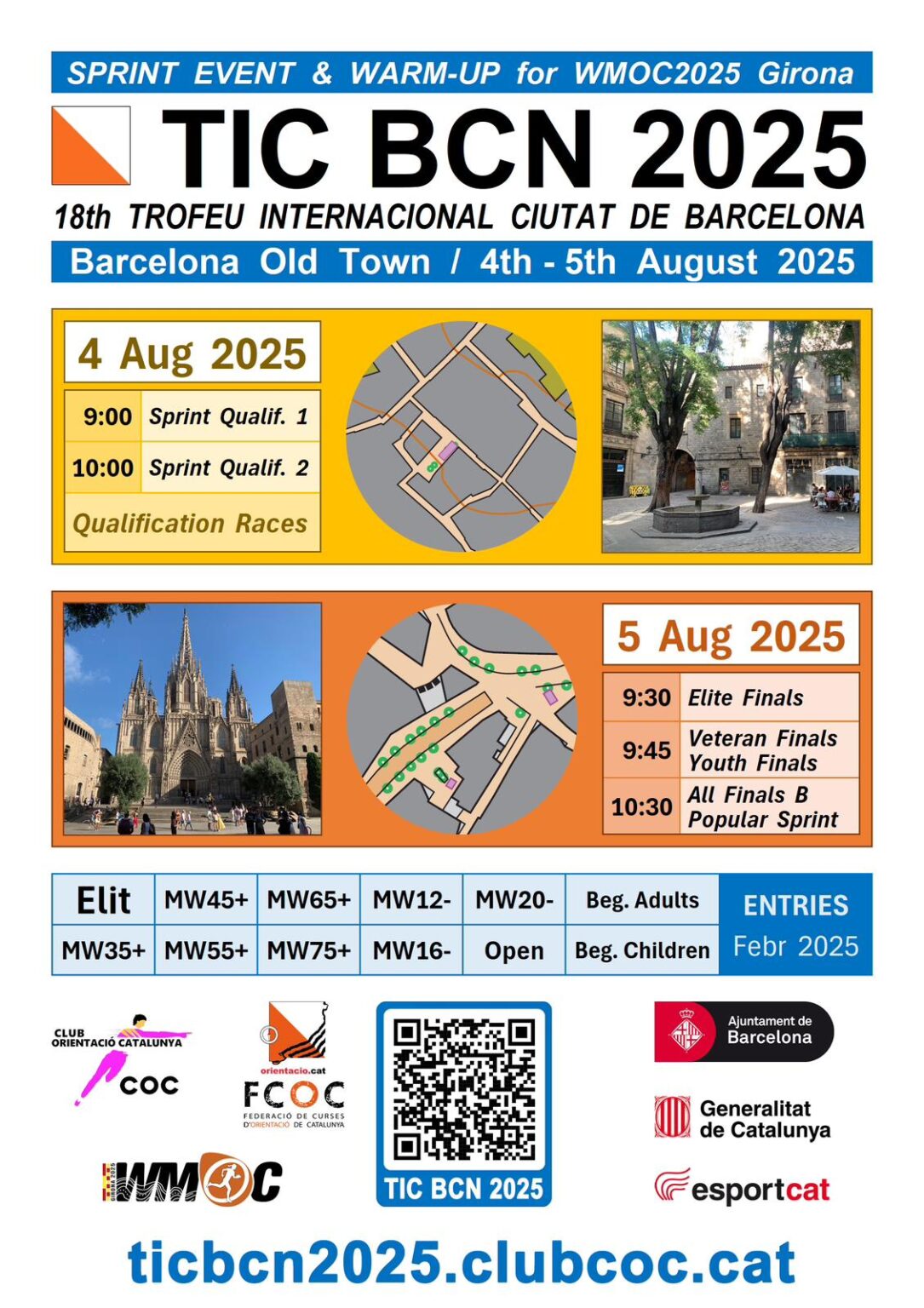 TIC BCN 2025 (4th and 5th August 2025) previous WMOC - WMOC 2025