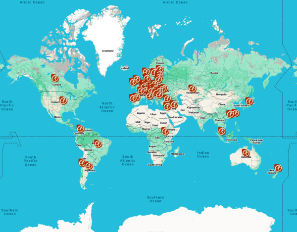 47 countries, from the 5 continents, are already represented at the ...